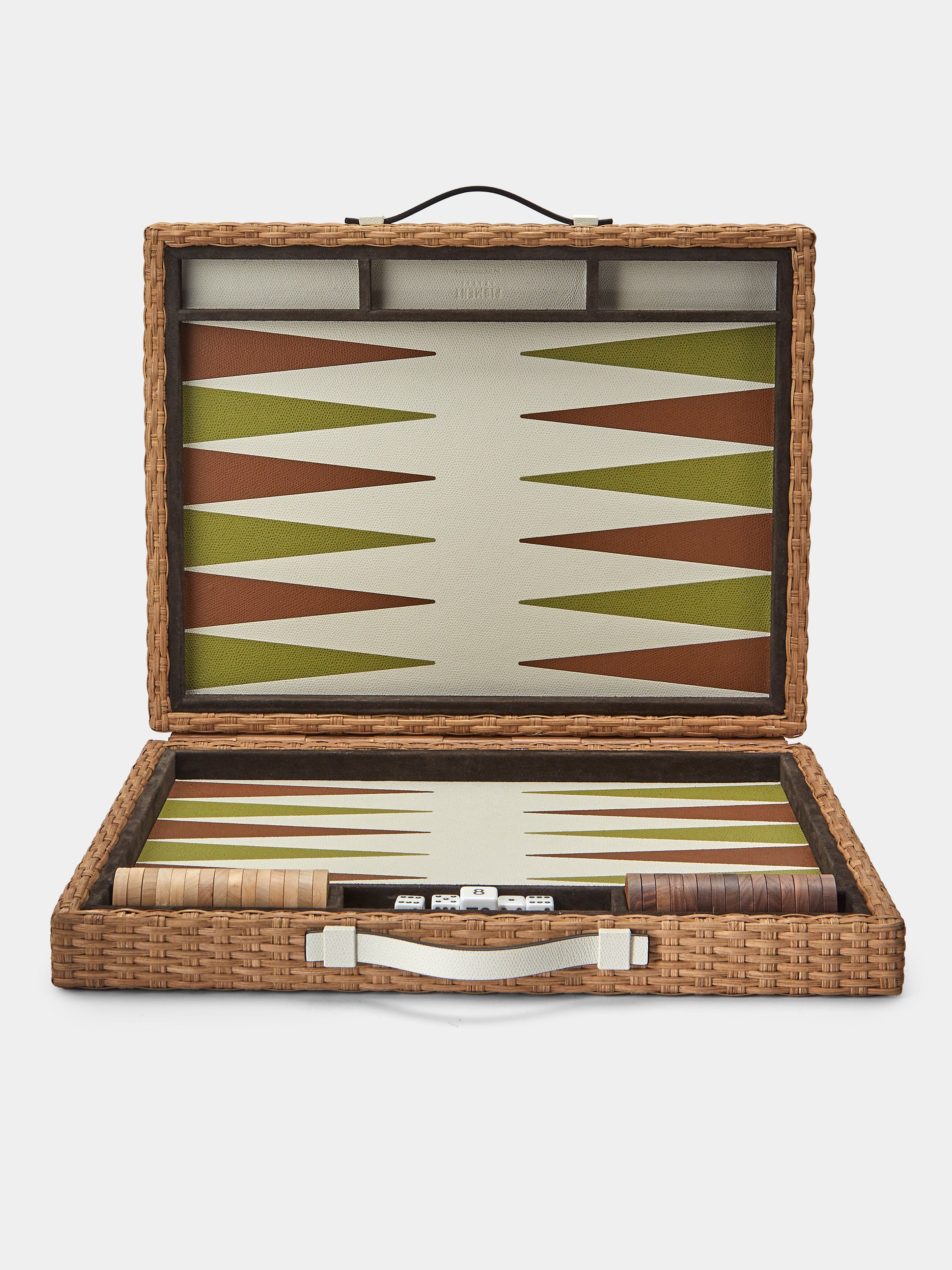 Multiple Monte-Carlo Rattan Backgammon Set by Pigment France | ABASK