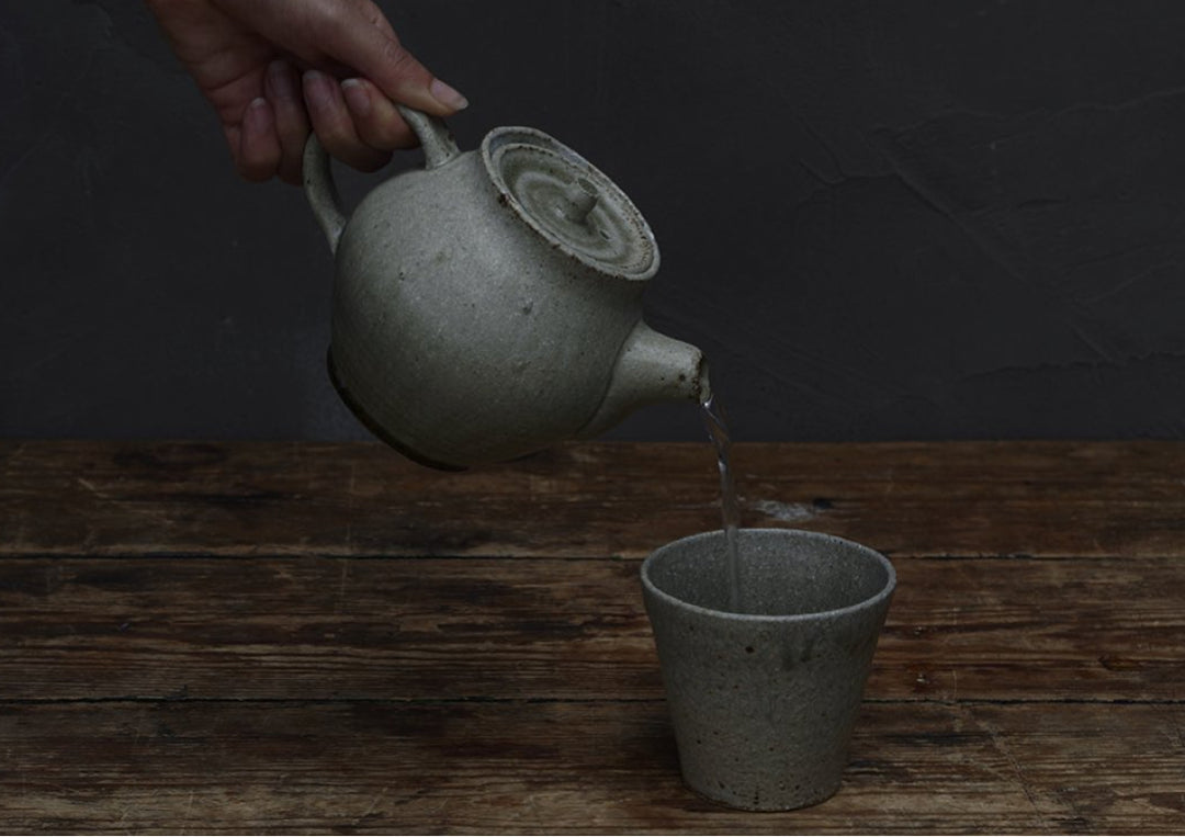 Beige Hand-Glazed Stoneware Serving Bowl by Ingot Objects | ABASK