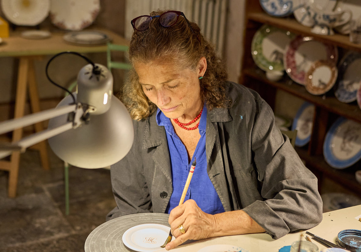 Multiple Serpi Ceramic Dinner Plates – 10in/25cm (Set of 6) by ...