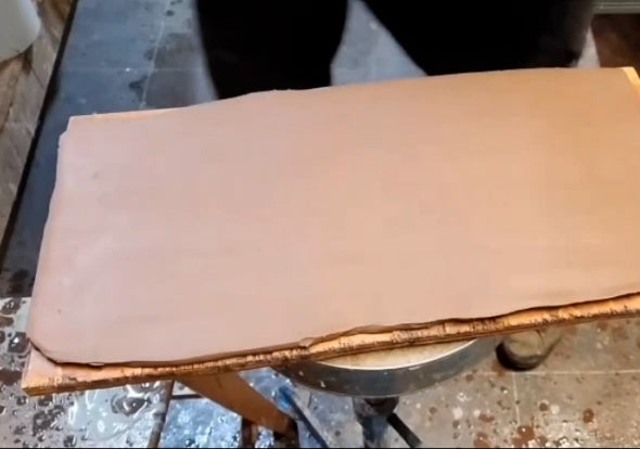 Yellow Slipware Oblong Platter by Mike Parry | ABASK