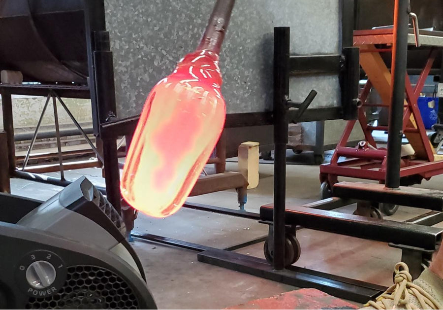 Multiple Tiki Hand-Blown Highballs (Set of 4) by Andrew Iannazzi | ABASK