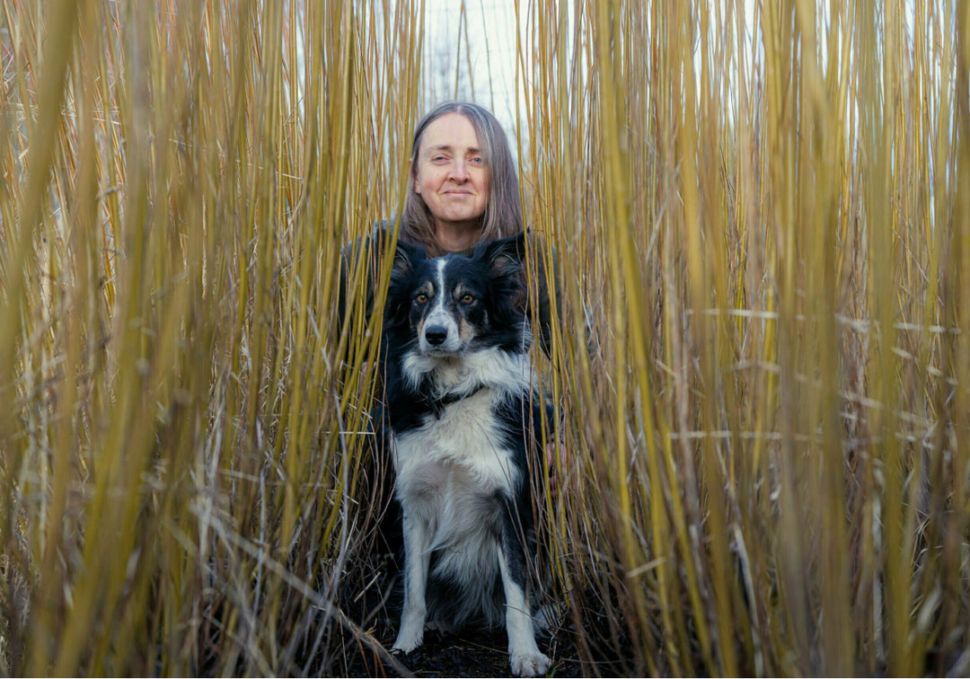 Brown Handwoven Willow Celtic Knot Round Tray (11in/28cm) by Rachel ...