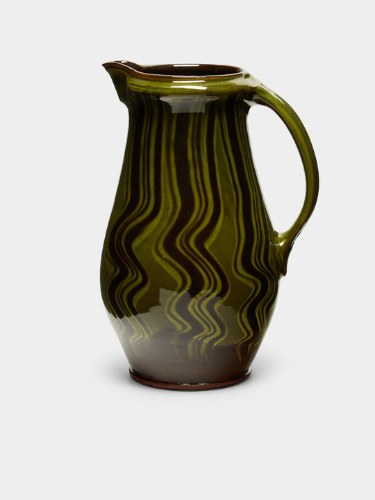 Yellow Slipware Large Teapot by Mike Parry | ABASK UK