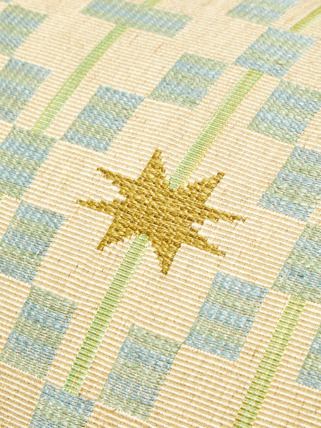 Blue Afua Cotton Pill Stool by Sister By Studio Ashby | ABASK UK