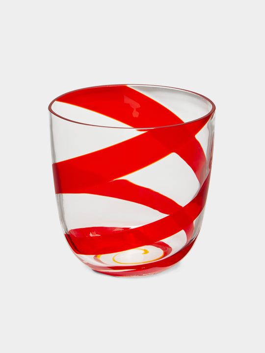 Clear Polaris Hand-Blown Murano Glass Small Vase by Carlo Moretti ...