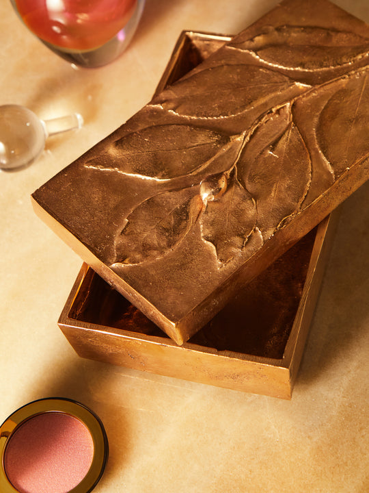 Bronze Bronze Crinkle Stool by Osanna Visconti x The House of Lyria ...