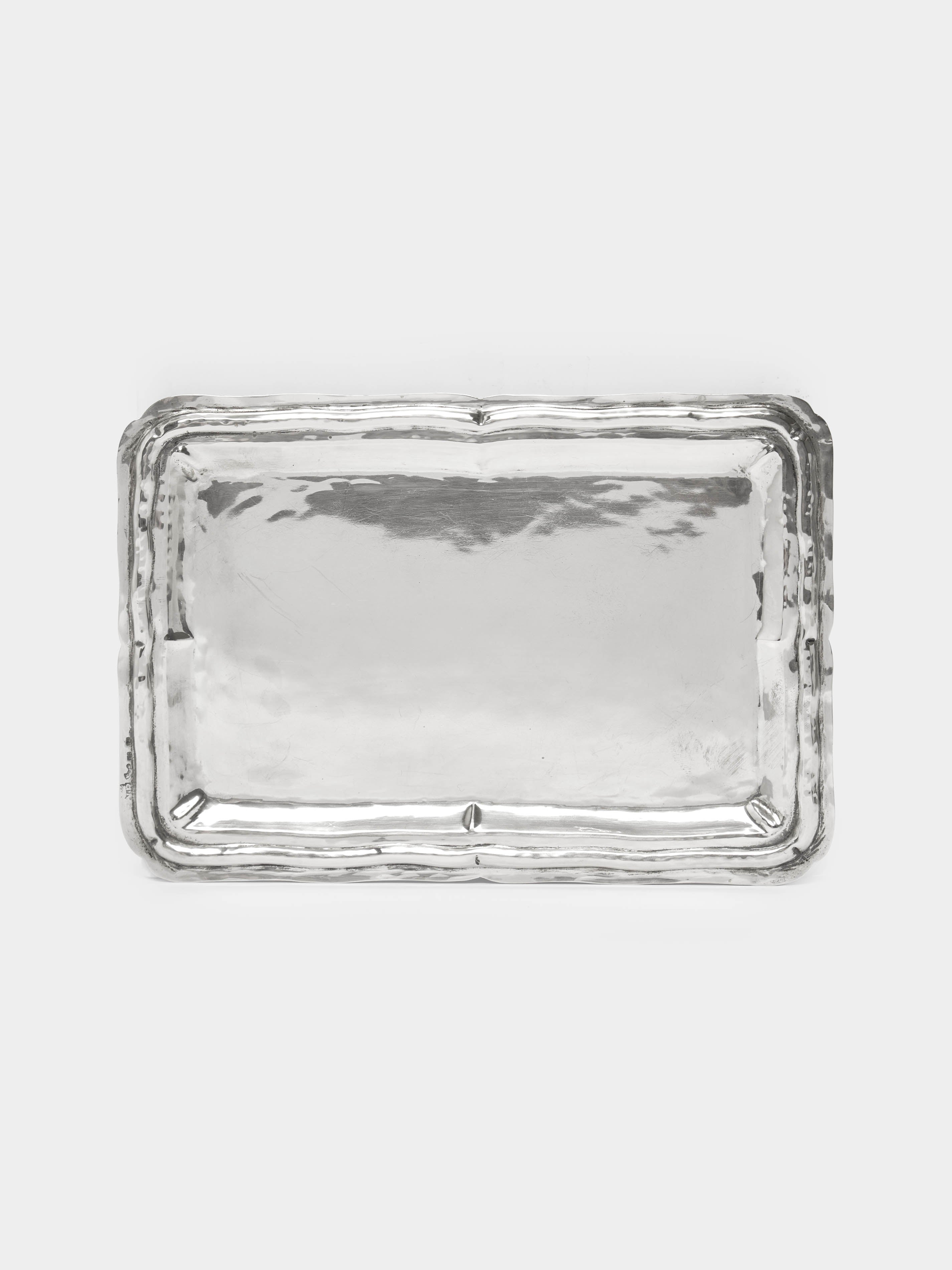 Silver 1900s Solid Silver Tray by Antique and Vintage | ABASK