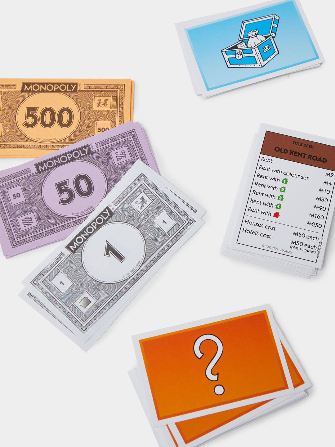 Red Leather Monopoly Set by Geoffrey Parker | ABASK US