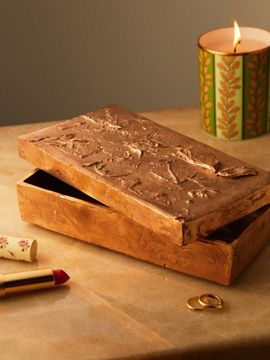 Bronze Bronze Crinkle Stool by Osanna Visconti x The House of Lyria ...