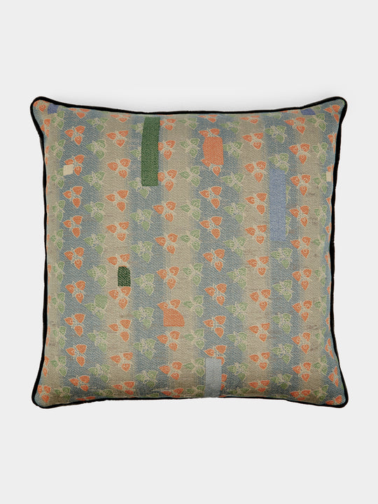 Blue Afua Cotton Bed Cushion by Sister By Studio Ashby | ABASK US