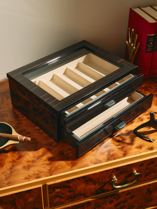 Red Wood Jewelry Box by Agresti | ABASK UK