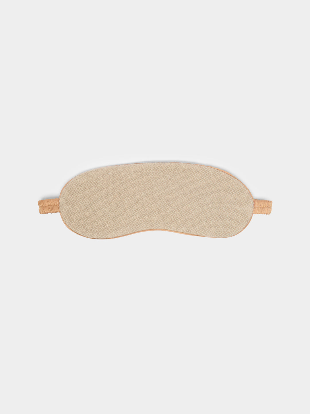 Beige Handwoven Cashmere and Silk Eye Mask by Studio Shamshiri x ABASK ...