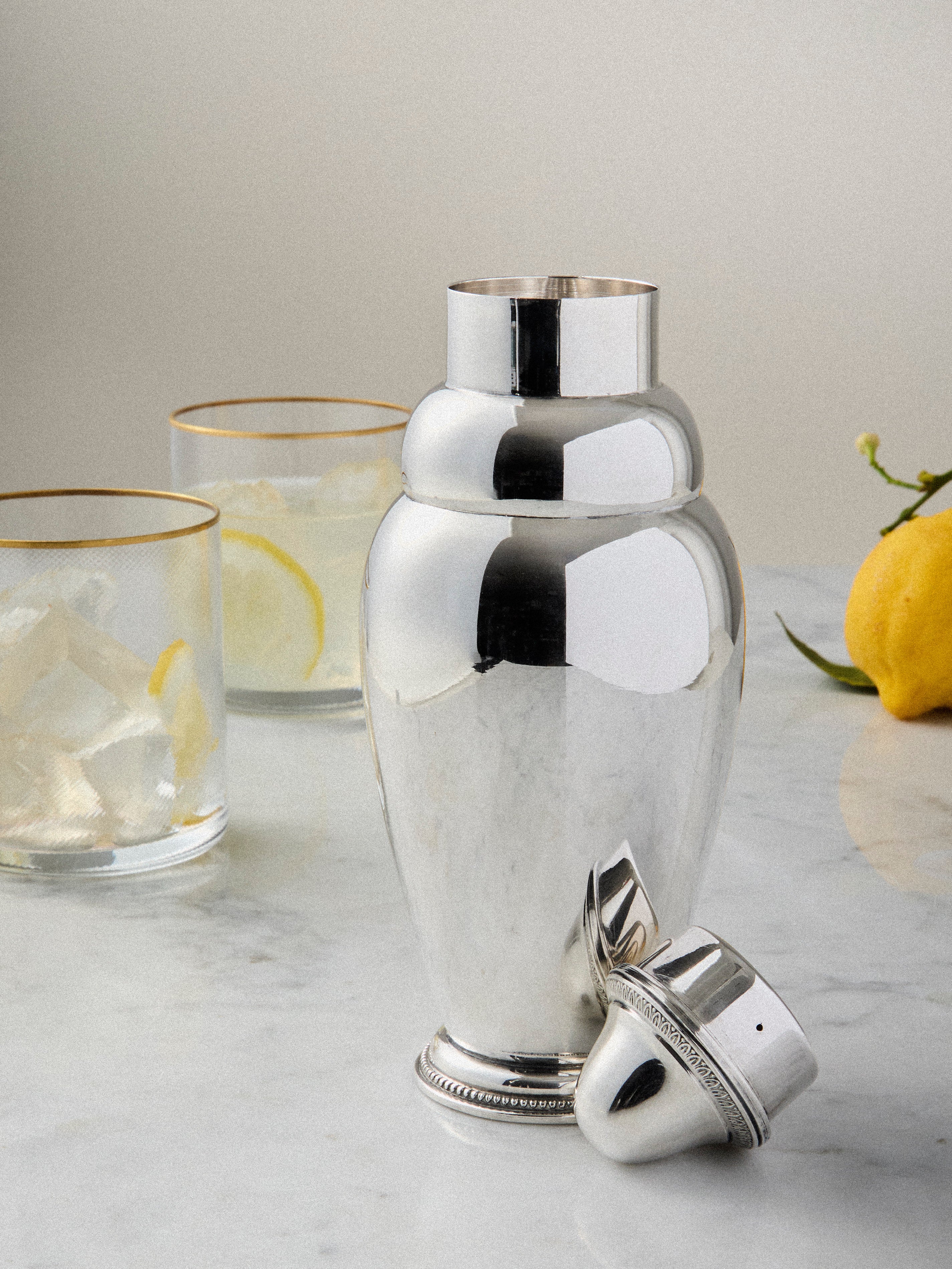 Silver 1960s Solid Silver Rocket Cocktail Shaker by Antique and Vintage ...