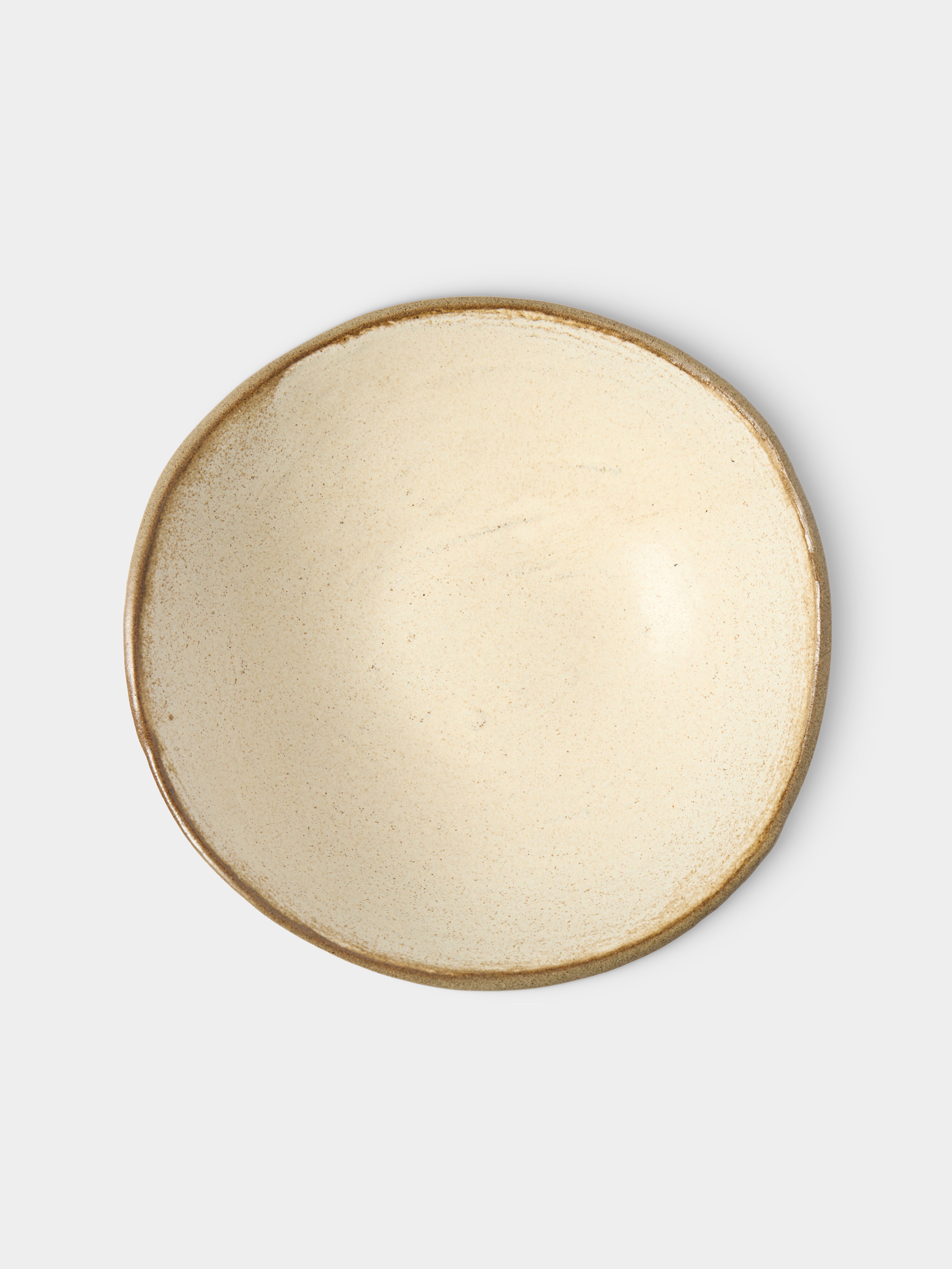 Cream Hand-Built Stoneware Pasta Bowls (Set of 4) by Hana Karim Studio | ABASK