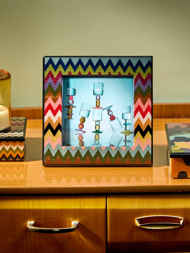 Multiple Geometric Wood Inlay Box by Biagio Barile | ABASK US