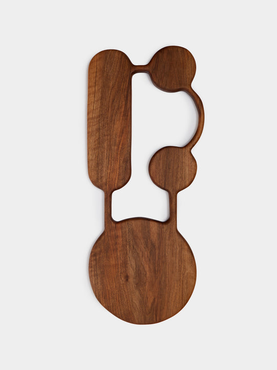 No8 Oiled Walnut Serving Platter by Lucas Castex | ABASK UK