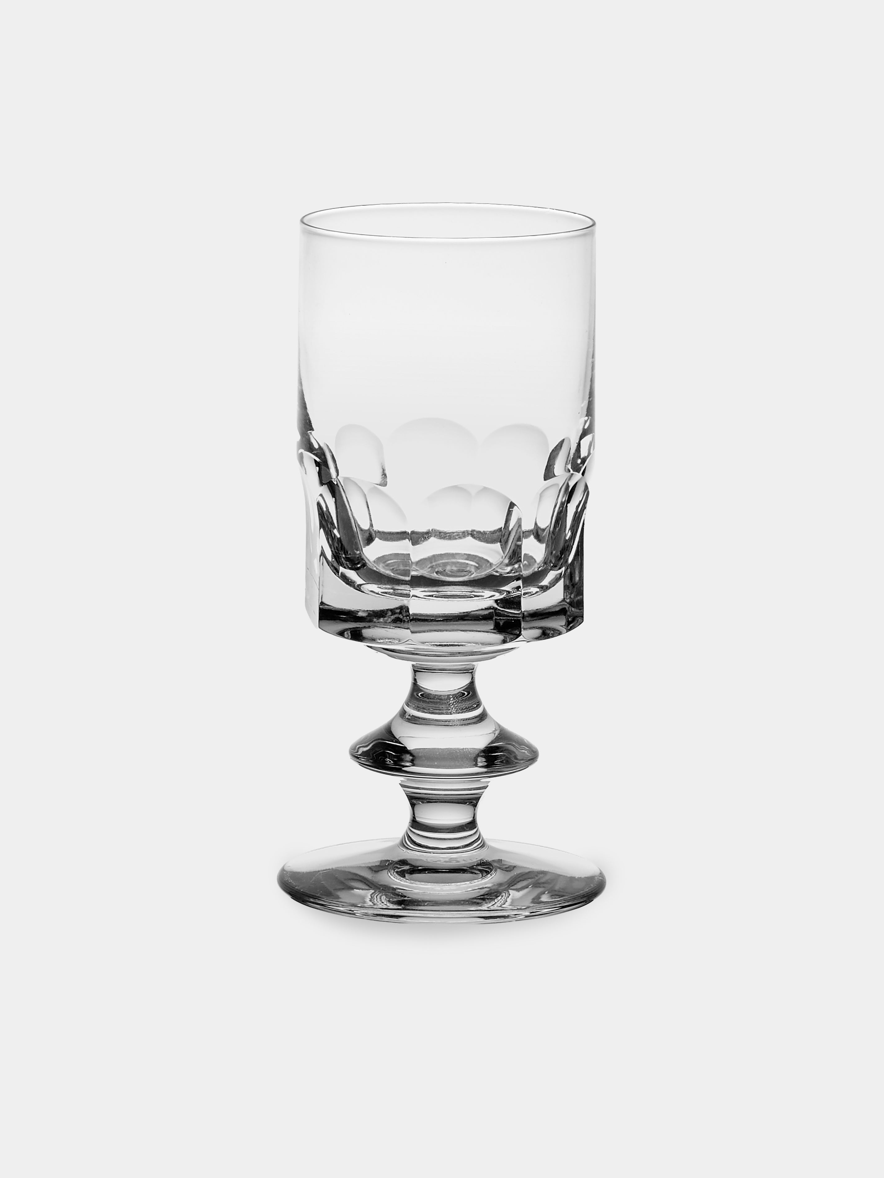 Clear Mid-Century Bayel Crystal Wine Glasses (Set of 6) by Antique and ...