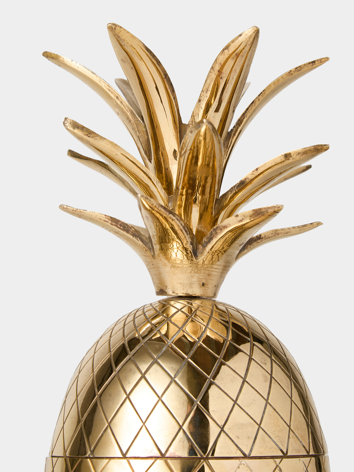 Bronze 20th-Century Pineapple Brass Decorative Ice Bucket by Antique ...