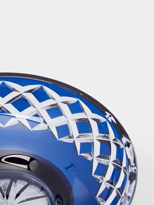 Clear Hand-Cut Crystal Tissue Box by Zodiac London | ABASK US