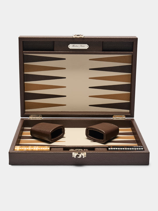 Green Leather Poker Set by Hector Saxe | ABASK US