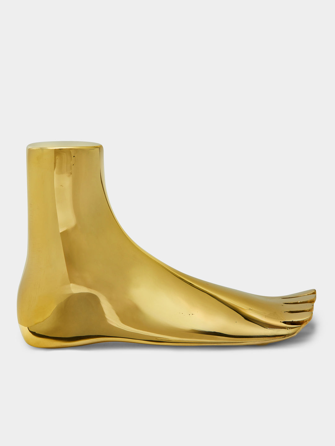 Metallics Brass Oversized Foot by Carl Auböck | ABASK UK