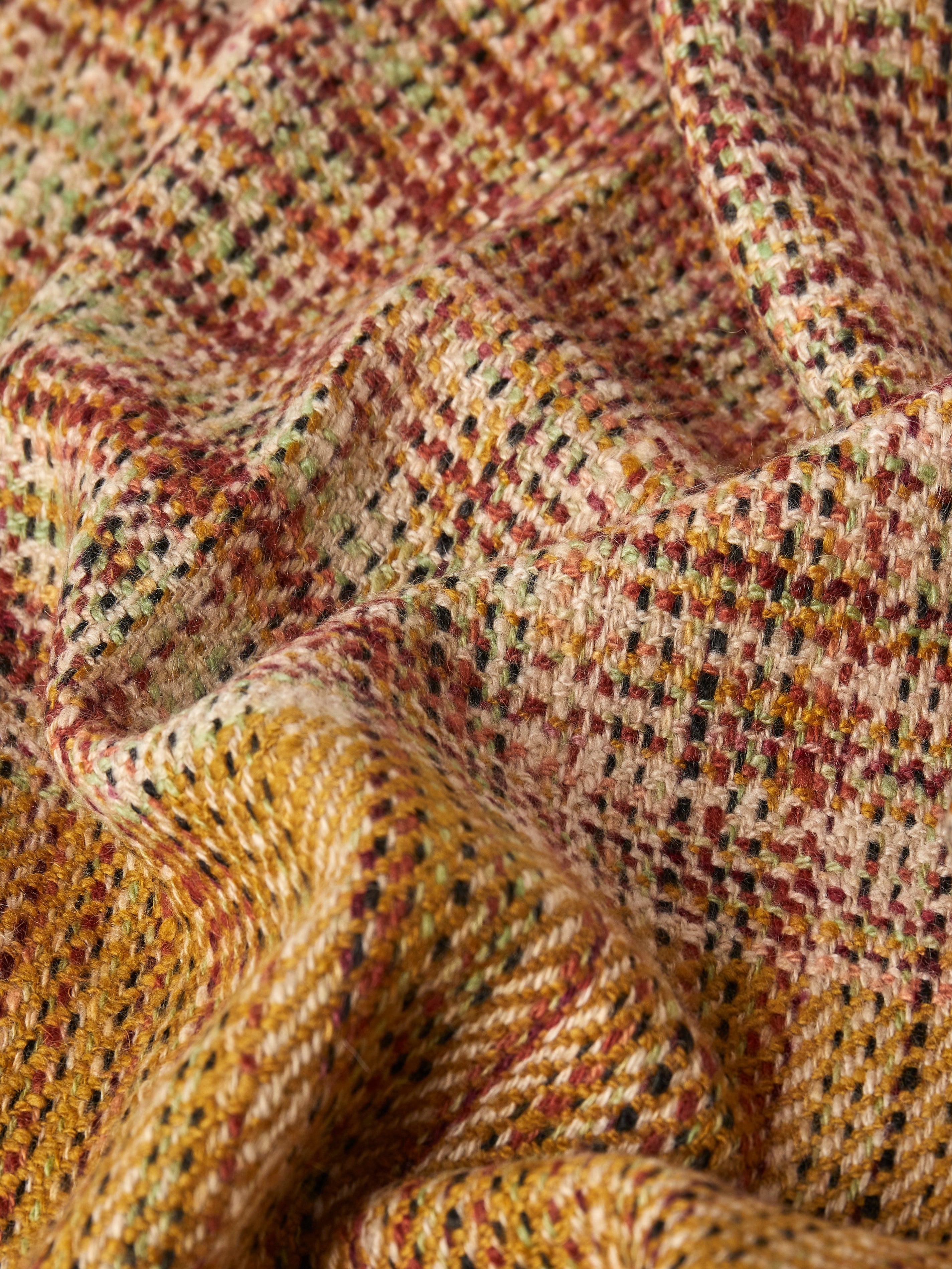 Red Textured Cashmere Throw (75in/1.9m) by Me & K | ABASK