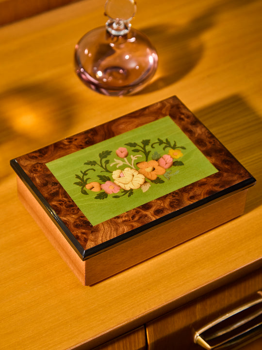 Multiple Geometric Wood Inlay Box by Biagio Barile | ABASK US