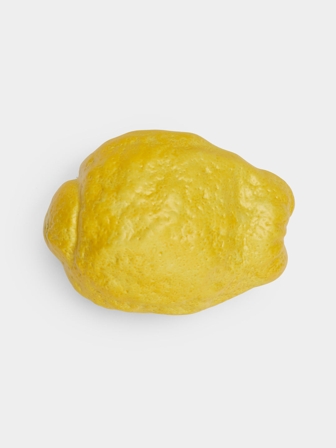 Yellow Hand-Painted Porcelain Lemon Box by Augarten | ABASK