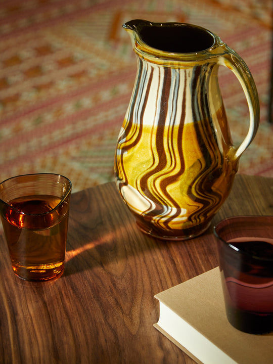 Yellow Slipware Large Teapot by Mike Parry | ABASK UK