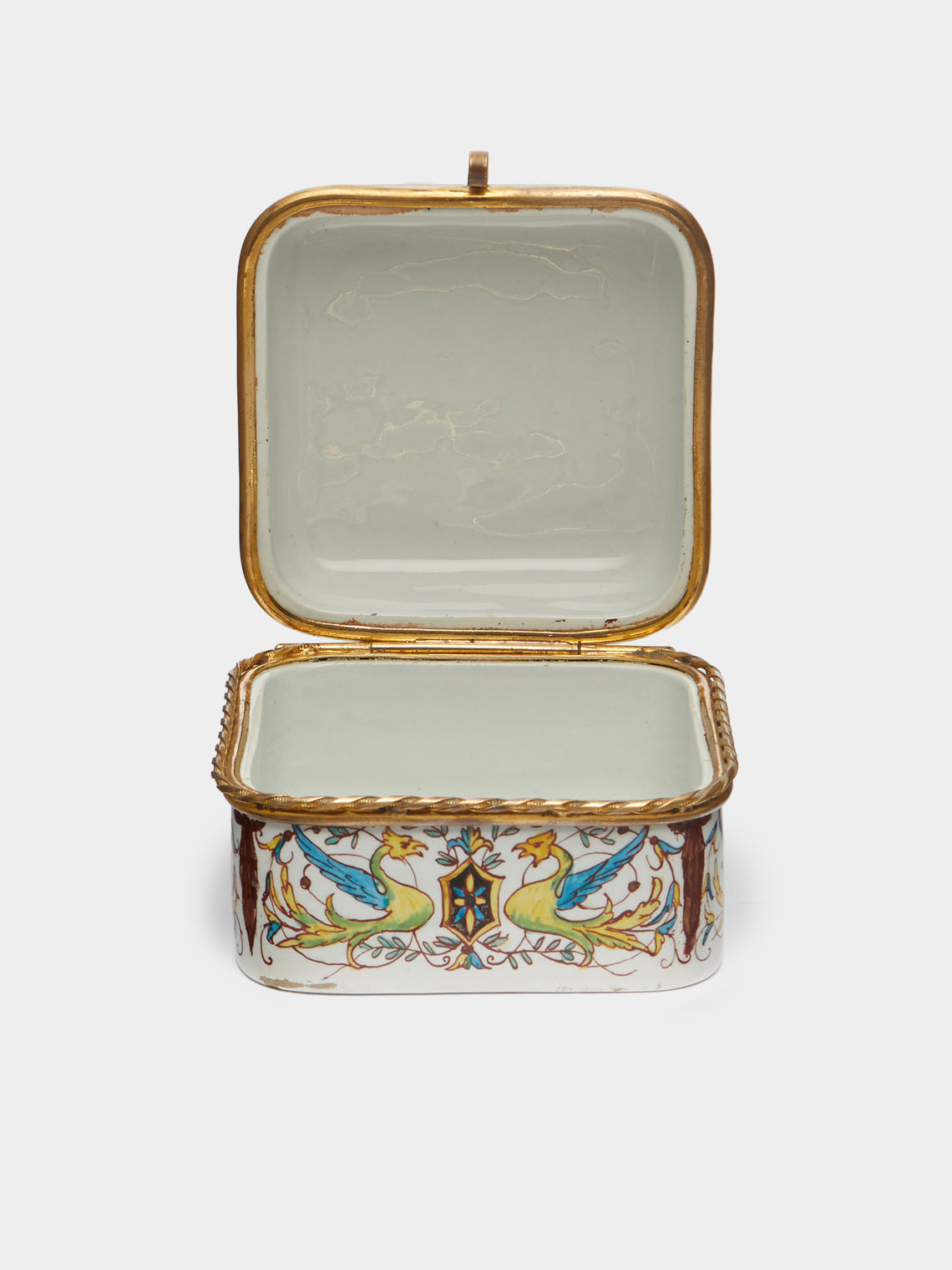 Multiple 1840s Hand-Painted Ceramic Box by Antique and Vintage | ABASK UK