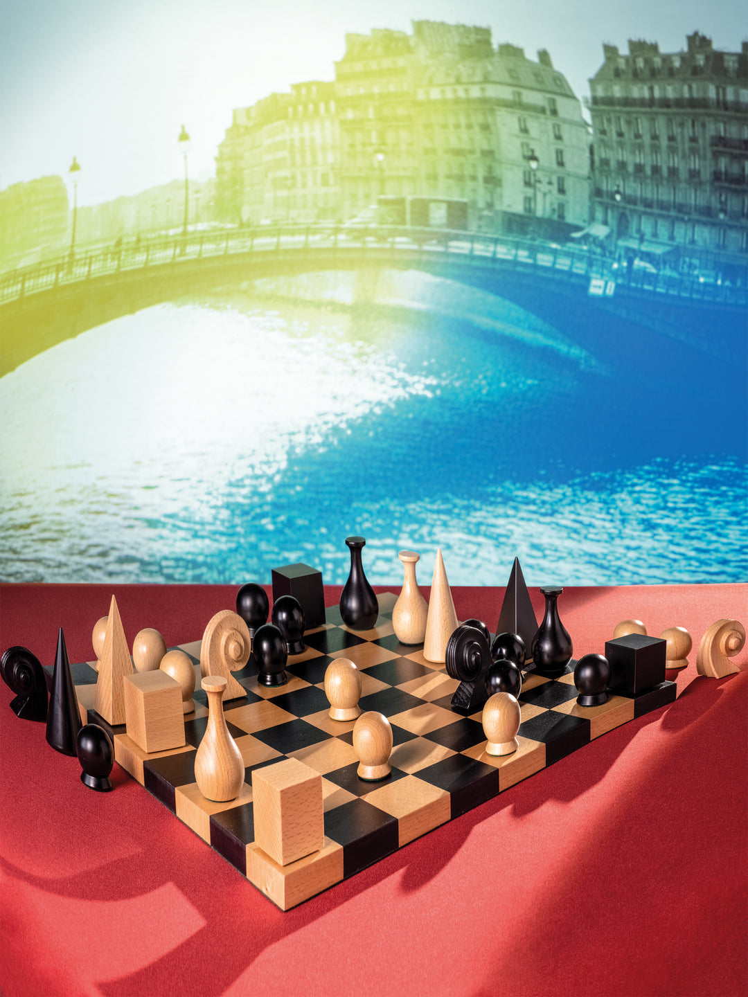 Multiple Beech Wood Chess Set by Man Ray | ABASK