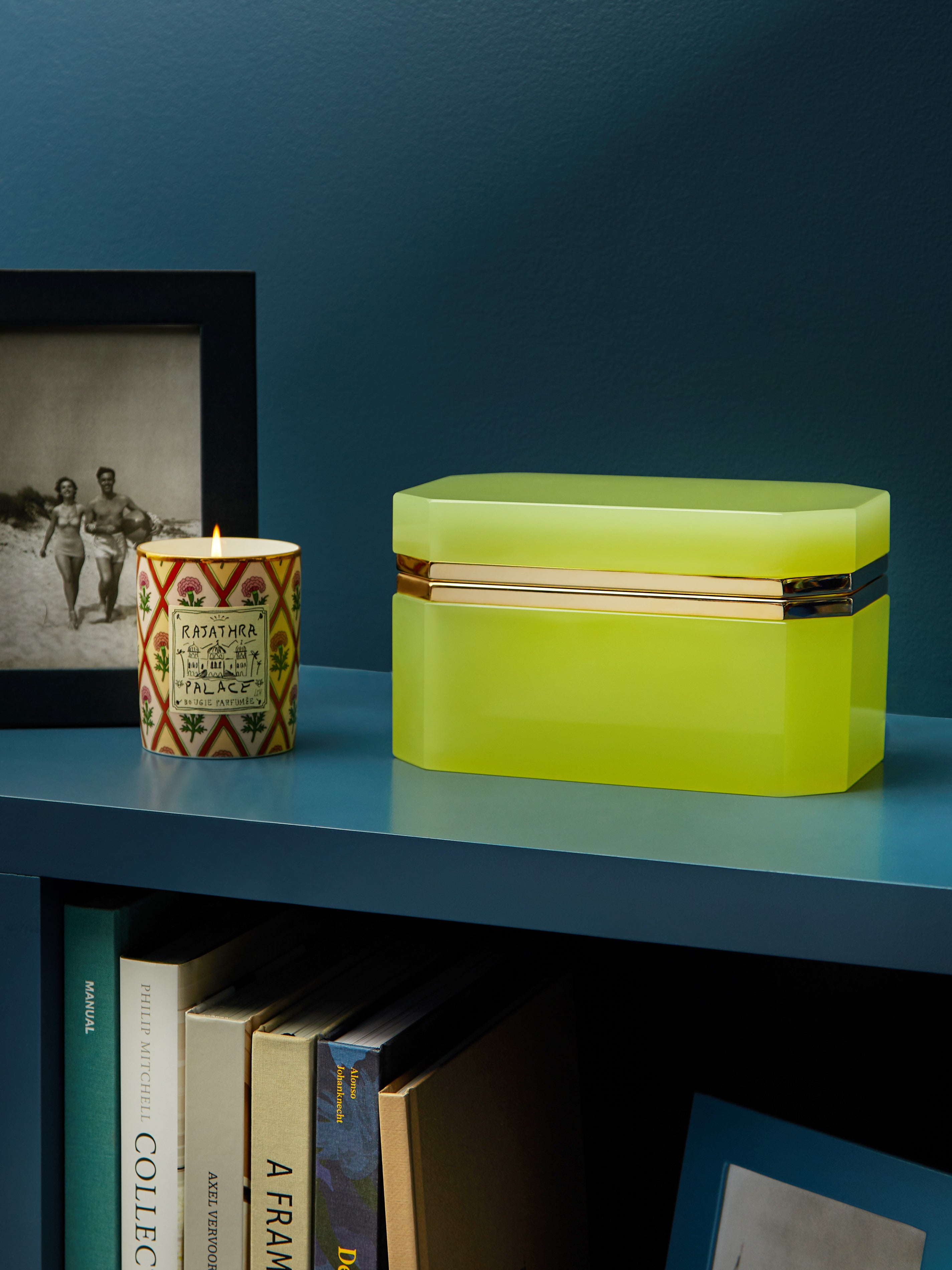 Yellow 1960s Murano Glass Box by Antique and Vintage | ABASK US