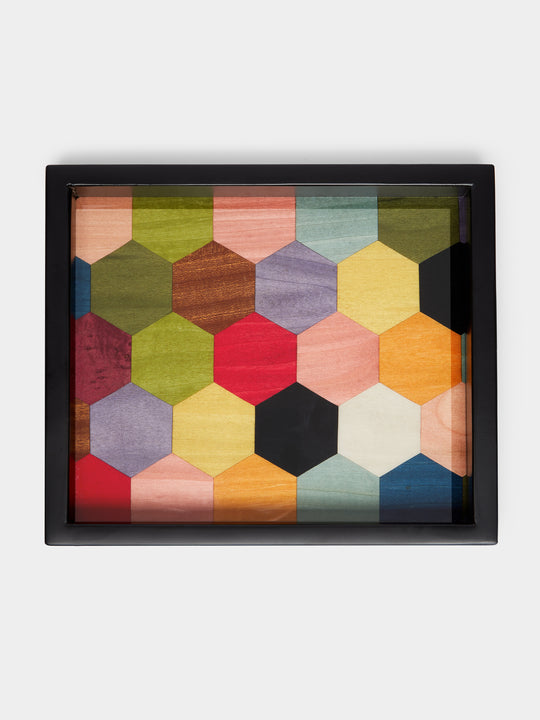 Multiple Geometric Wood Inlay Box by Biagio Barile | ABASK US