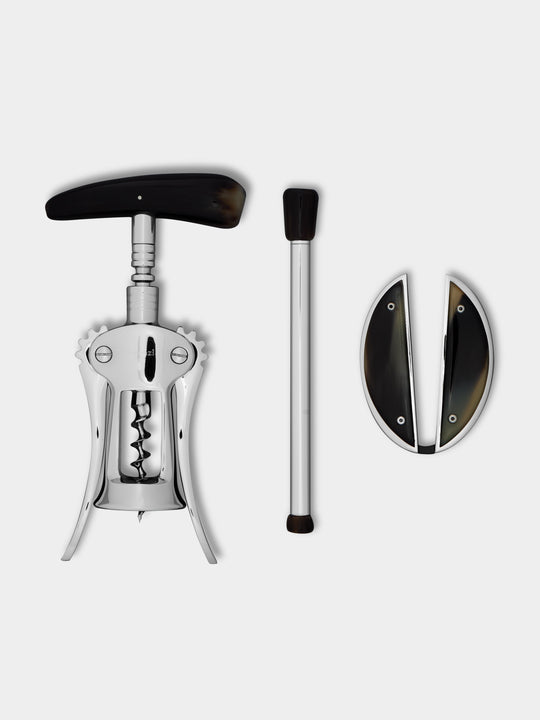 Brown Springbok Horn Butler's Friend Corkscrew by Lorenzi Milano | ABASK US