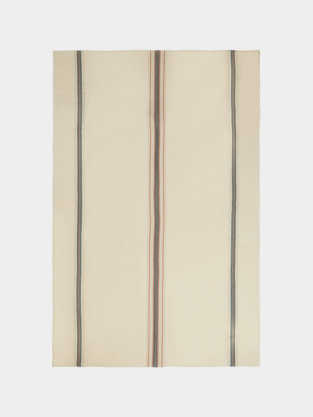 Natural Gypsum Belgian Linen Rectangular Tablecloth by Libeco | ABASK US