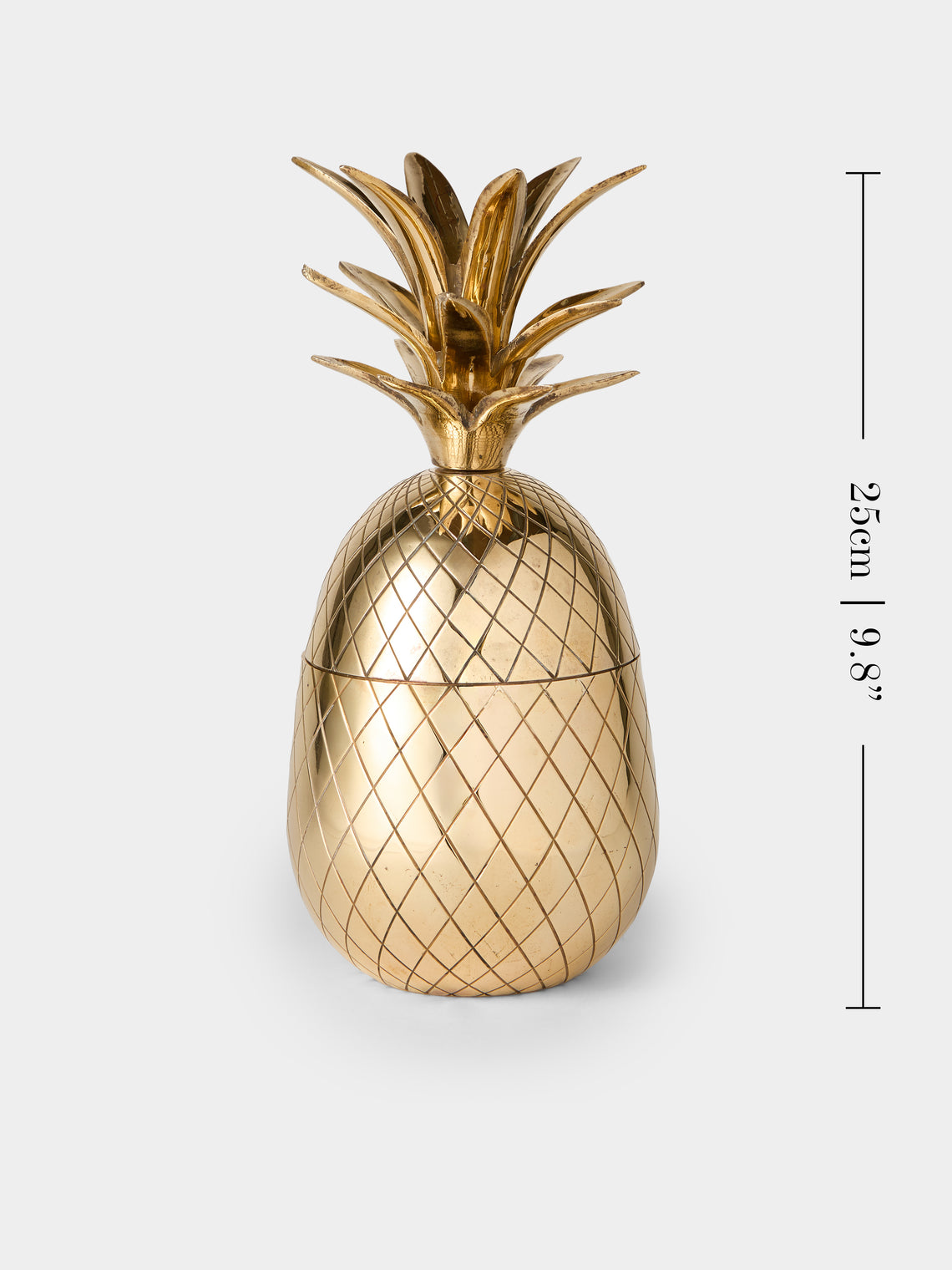 Bronze 20th-Century Pineapple Brass Decorative Ice Bucket by Antique ...