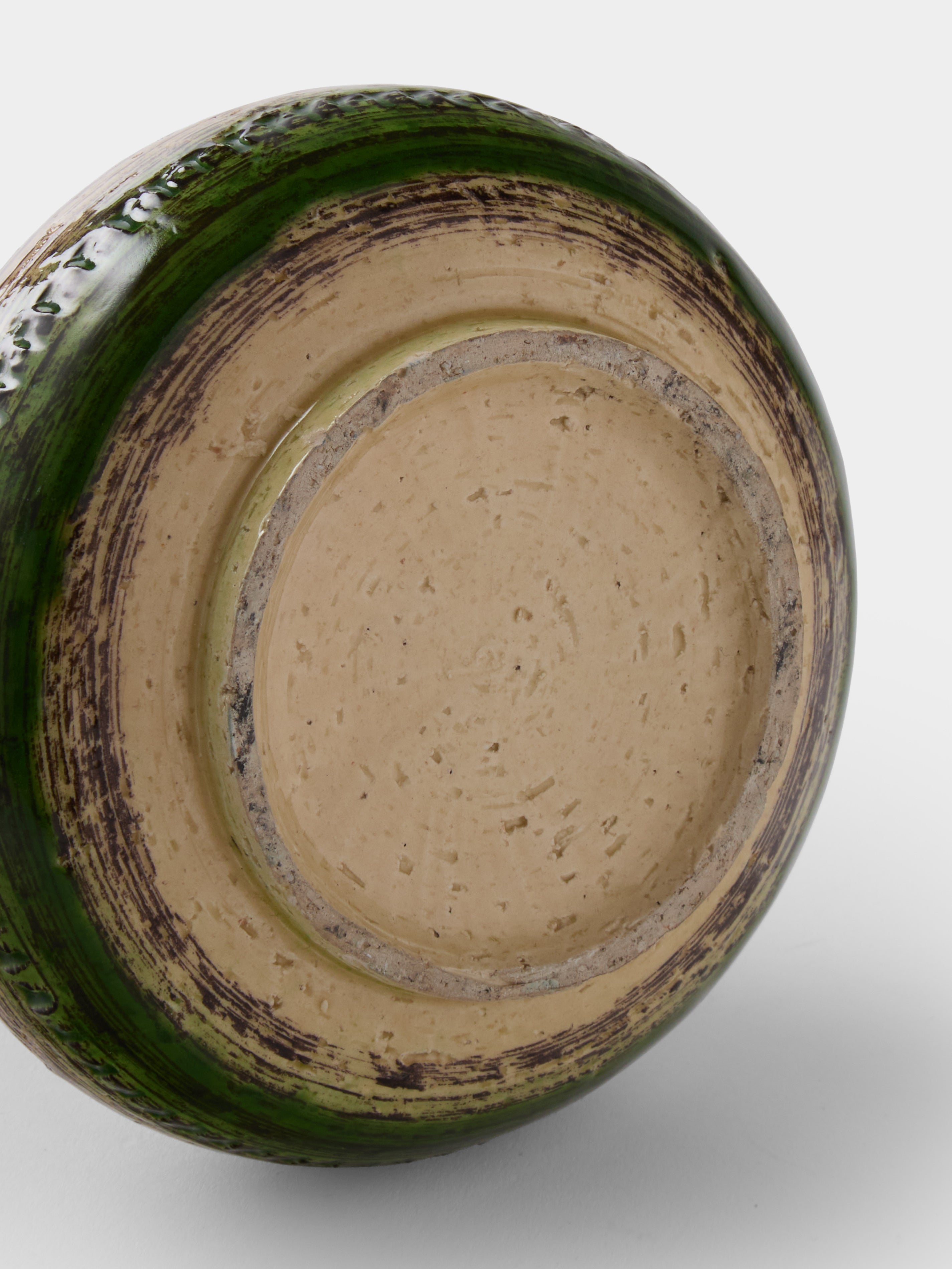 Green 1960s Bitossi Sahara Ceramic Bud Vase (6in/16cm) by Antique and ...