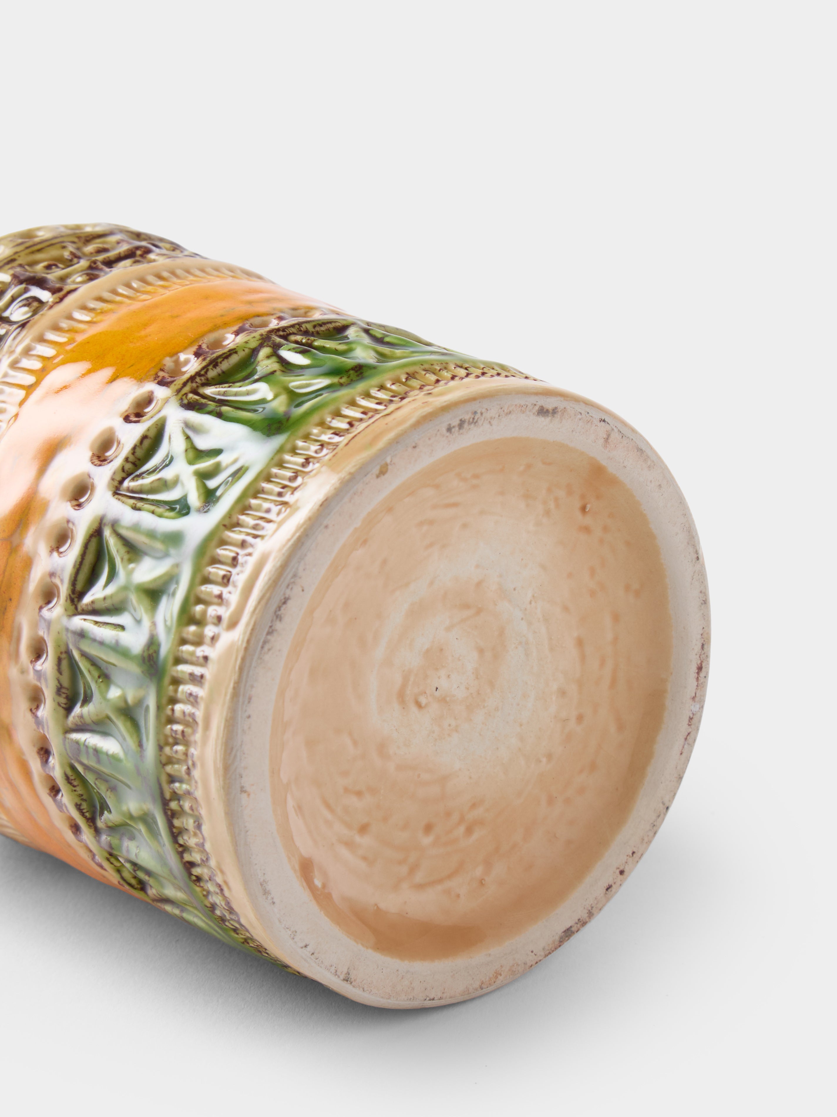 Green 1960s Bitossi Sahara Ceramic Bud Vase (6in/16cm) by Antique and ...