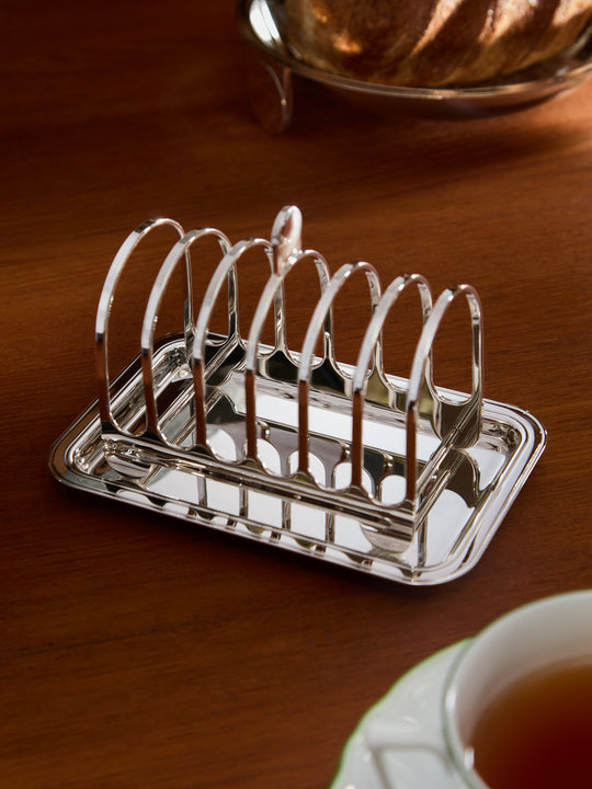 White 1930s Shelleyware Toast Rack by Antique and Vintage | ABASK