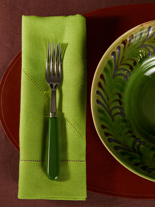 Multiple Hand-Stained Leather Napkin Rings (Set of 4) by Peter ...