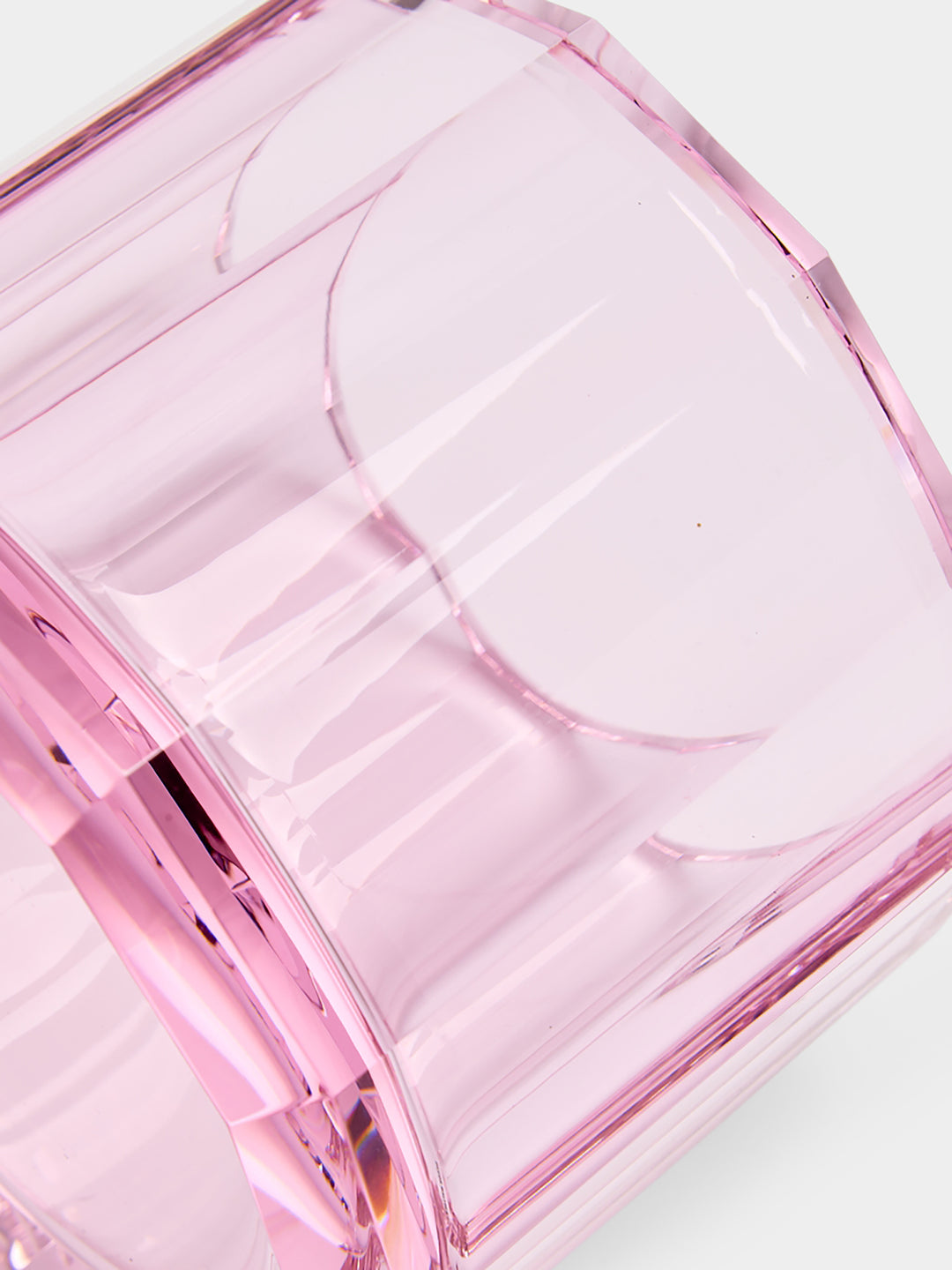 Pink Cut Crystal Tissue Box by Decor Walther | ABASK