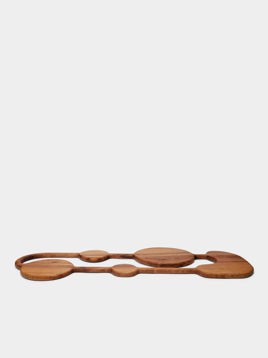 No8 Oiled Walnut Serving Platter by Lucas Castex | ABASK UK