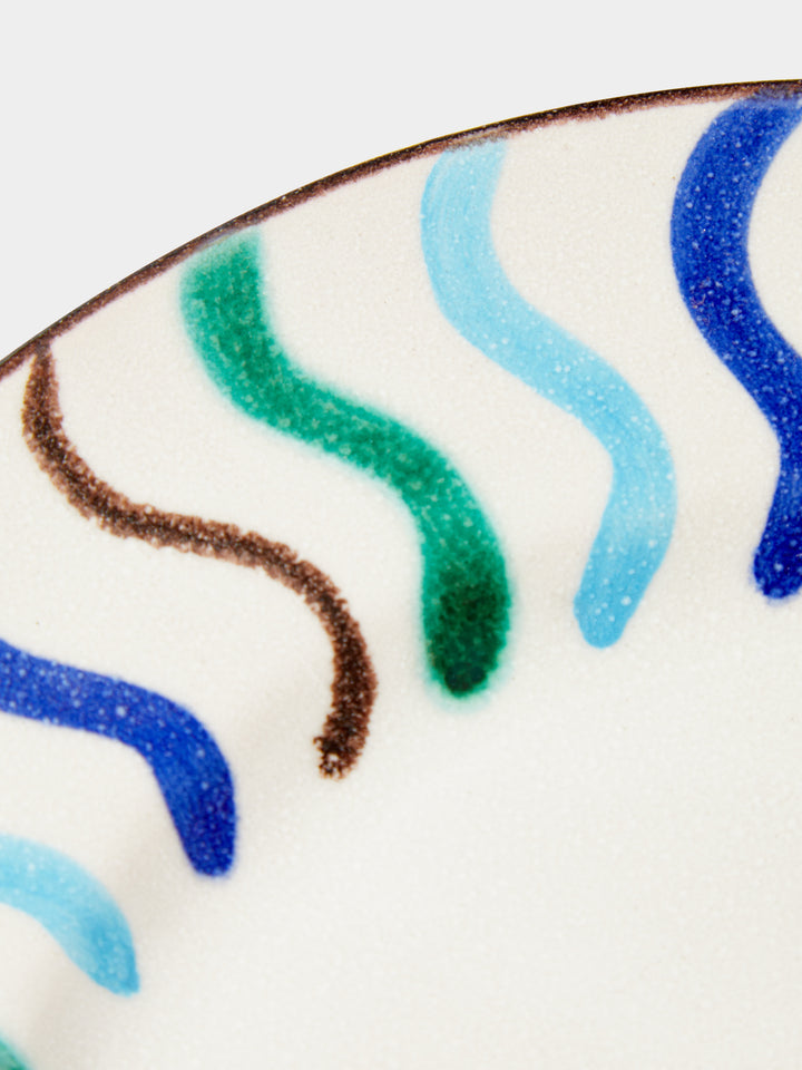 Blue Vietri Hand-Painted Side Plates (Set of 4) by Ceramica Pinto ...