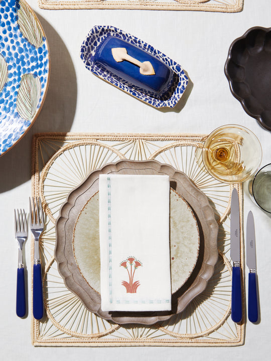 Beige Ash Glazed Serving Bowl by Ingot Objects | ABASK UK