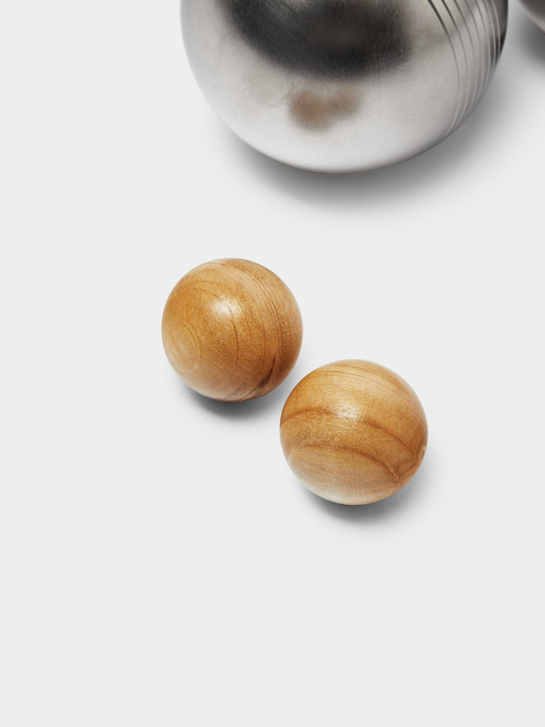 Green Leather Outdoor Boules Set by Giobagnara | ABASK