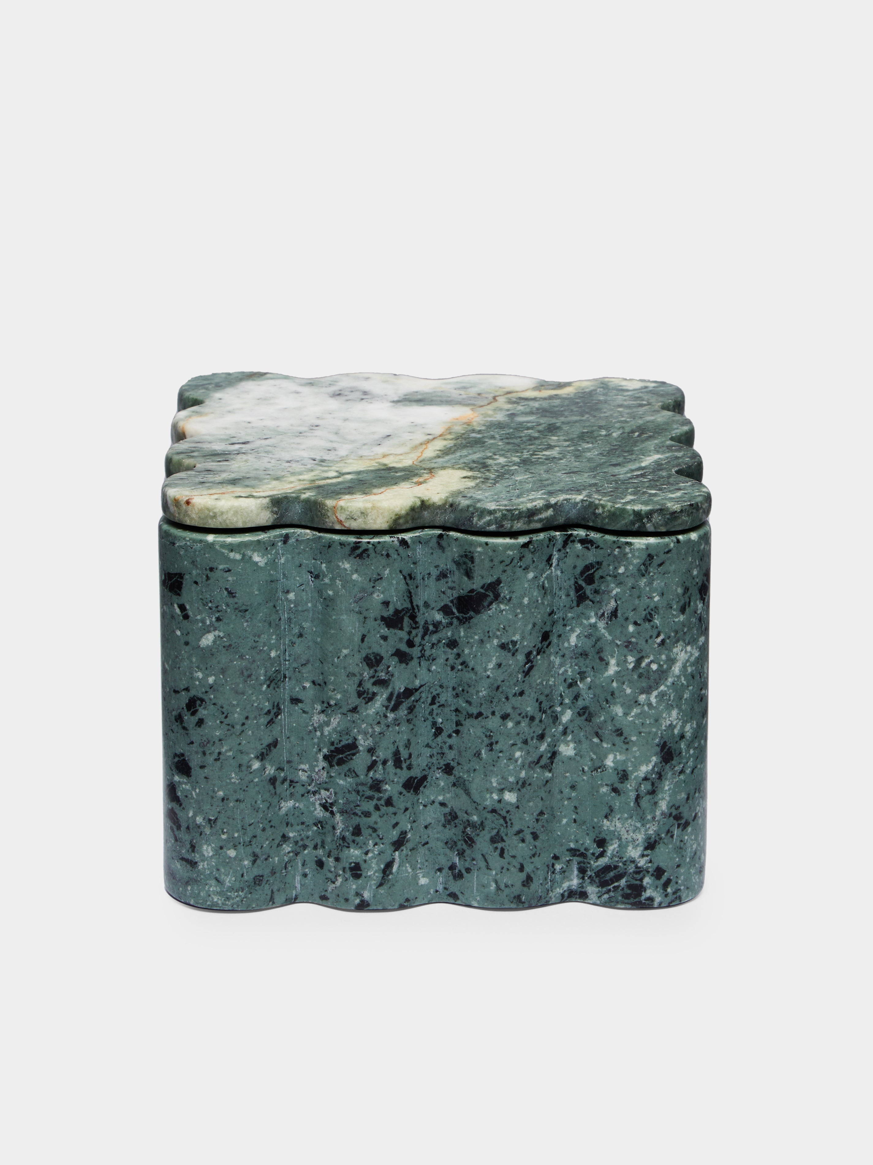 Green 'Box Box' Marble Box by Anastasio Home | ABASK US