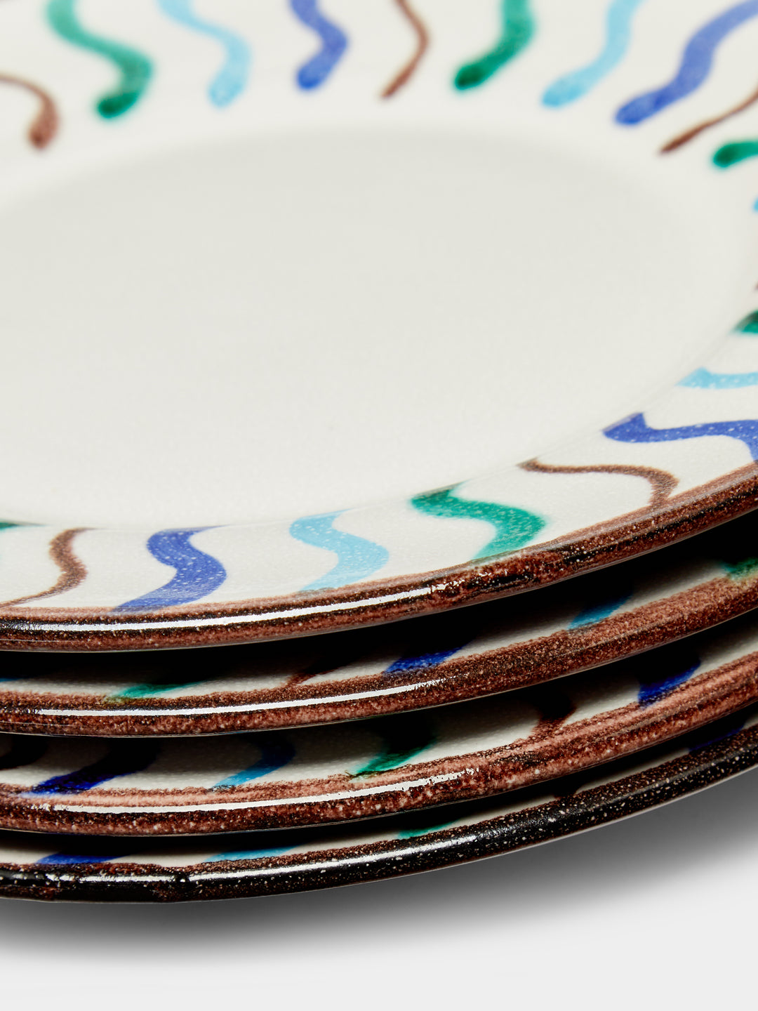 Blue Vietri Hand-Painted Side Plates (Set of 4) by Ceramica Pinto ...