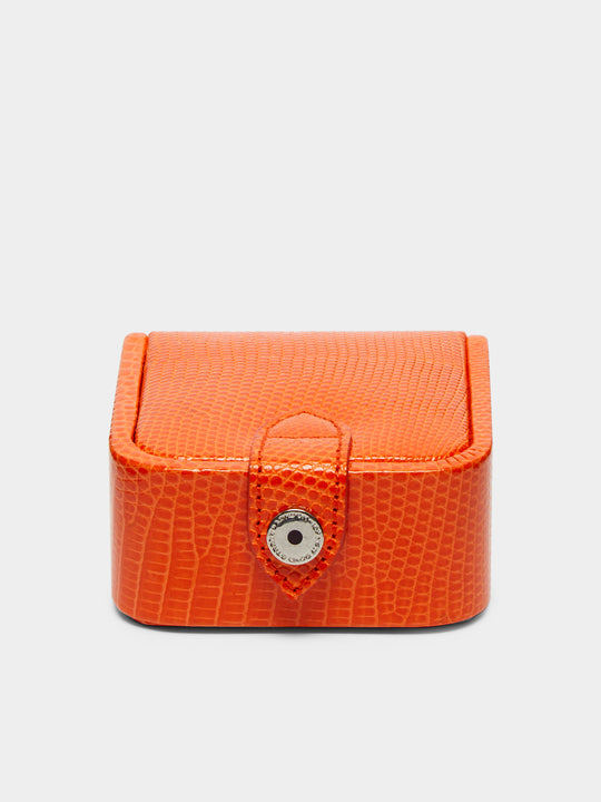 Yellow Leather Travel Stud Box by Asprey | ABASK