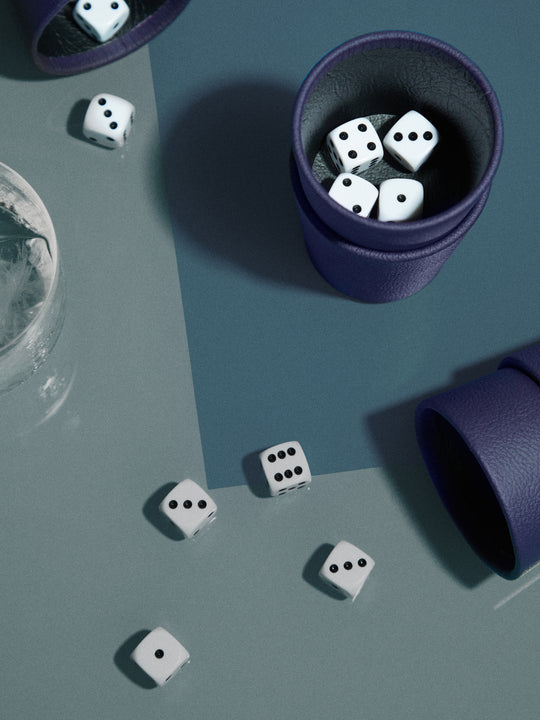 Red Leather Snakes & Ladders and Ludo Games Compendium by William & Son ...