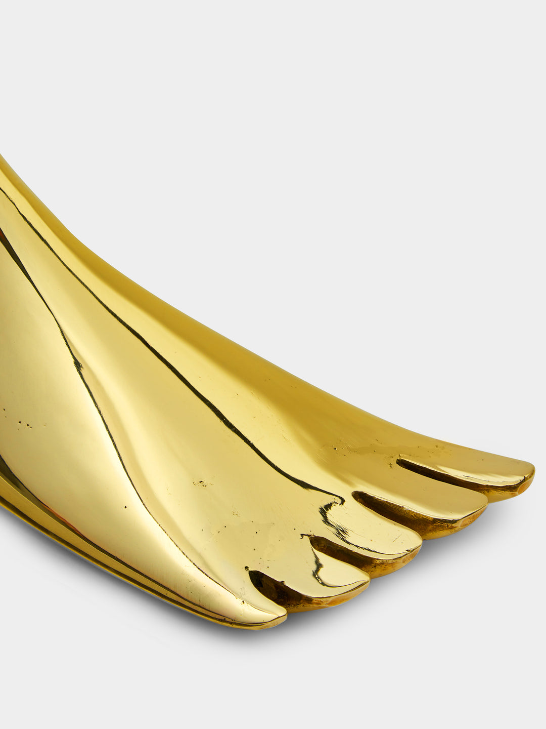 Metallics Brass Oversized Foot by Carl Auböck | ABASK UK
